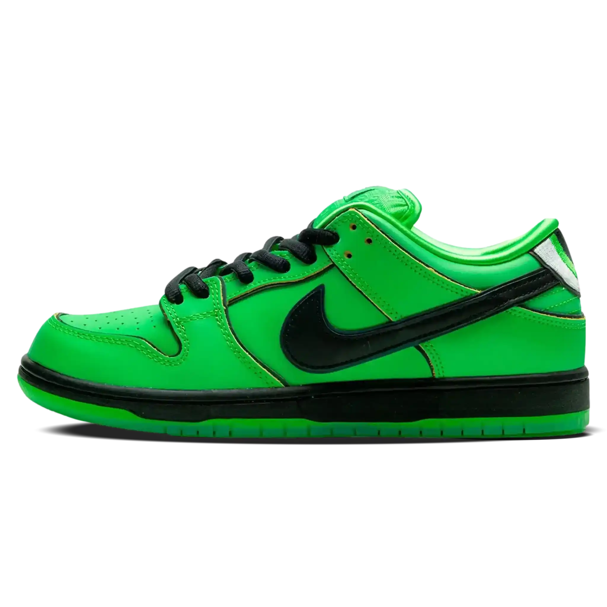 Tênis Nike Dunk Low SB x Meninas Superpoderosas "Buttercup" Verde - FZ