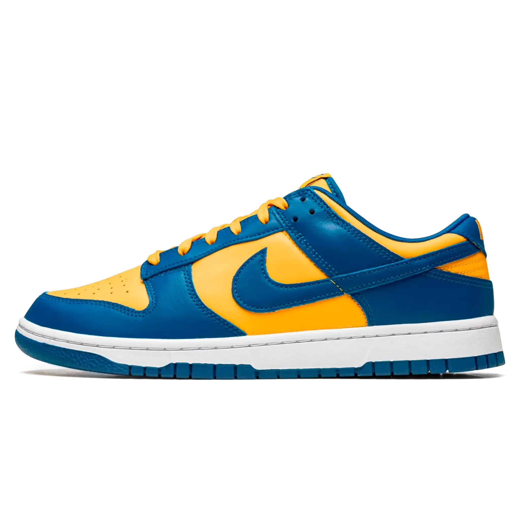 Tênis Nike Dunk Low Masculino "UCLA" Azul / Amarelo - DD1391-402